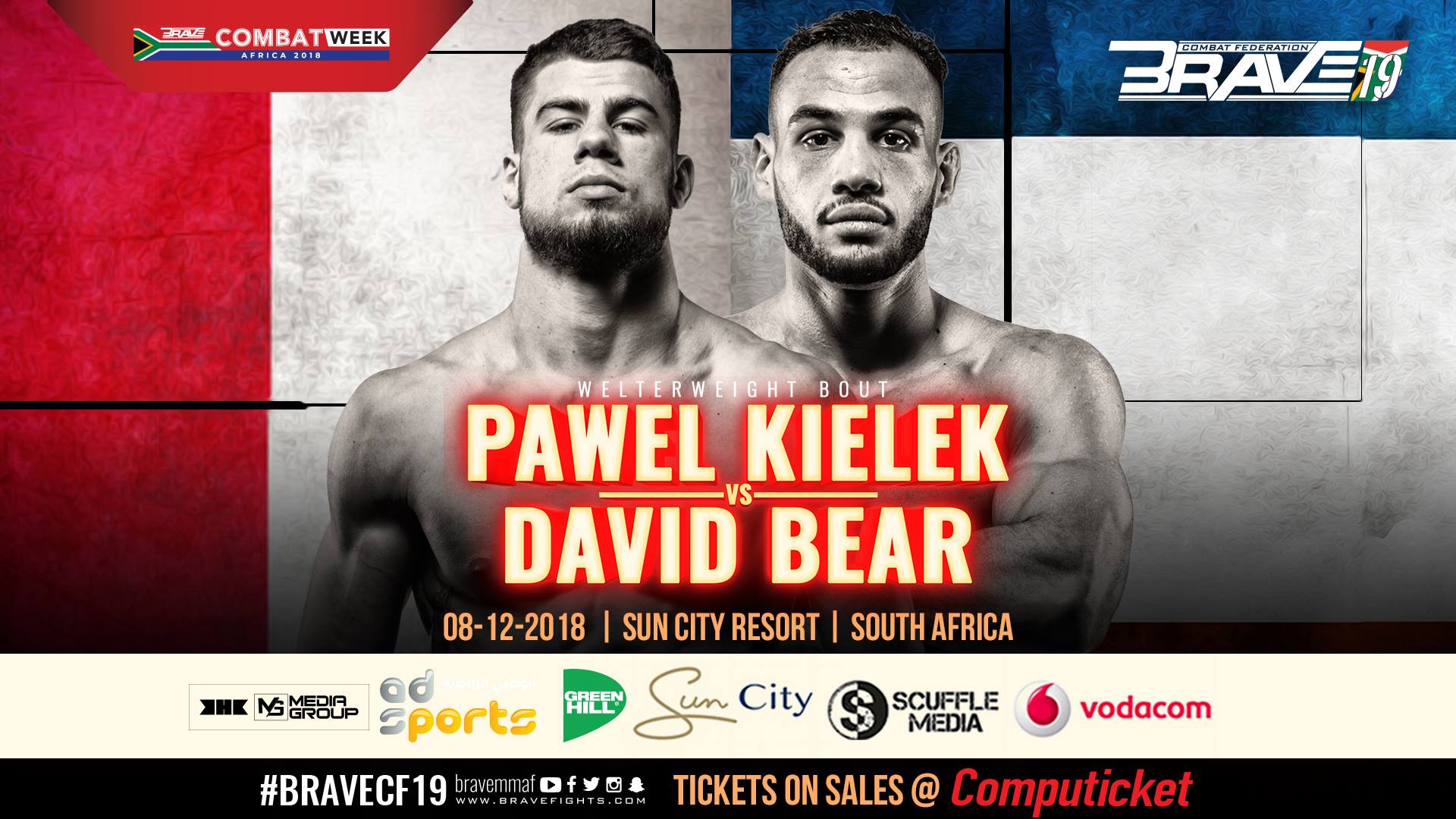 David Bear Promises to Finish Pawel Kielek at Brave 19 – ArabsMMA