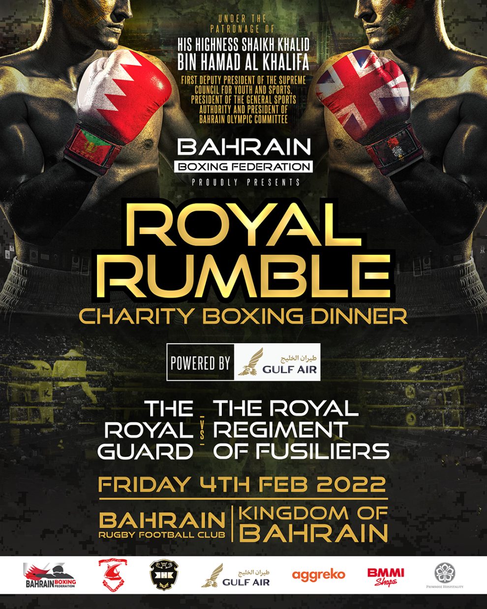 Royal Rumble Charity Boxing Announced Between Bahrain and the United ...
