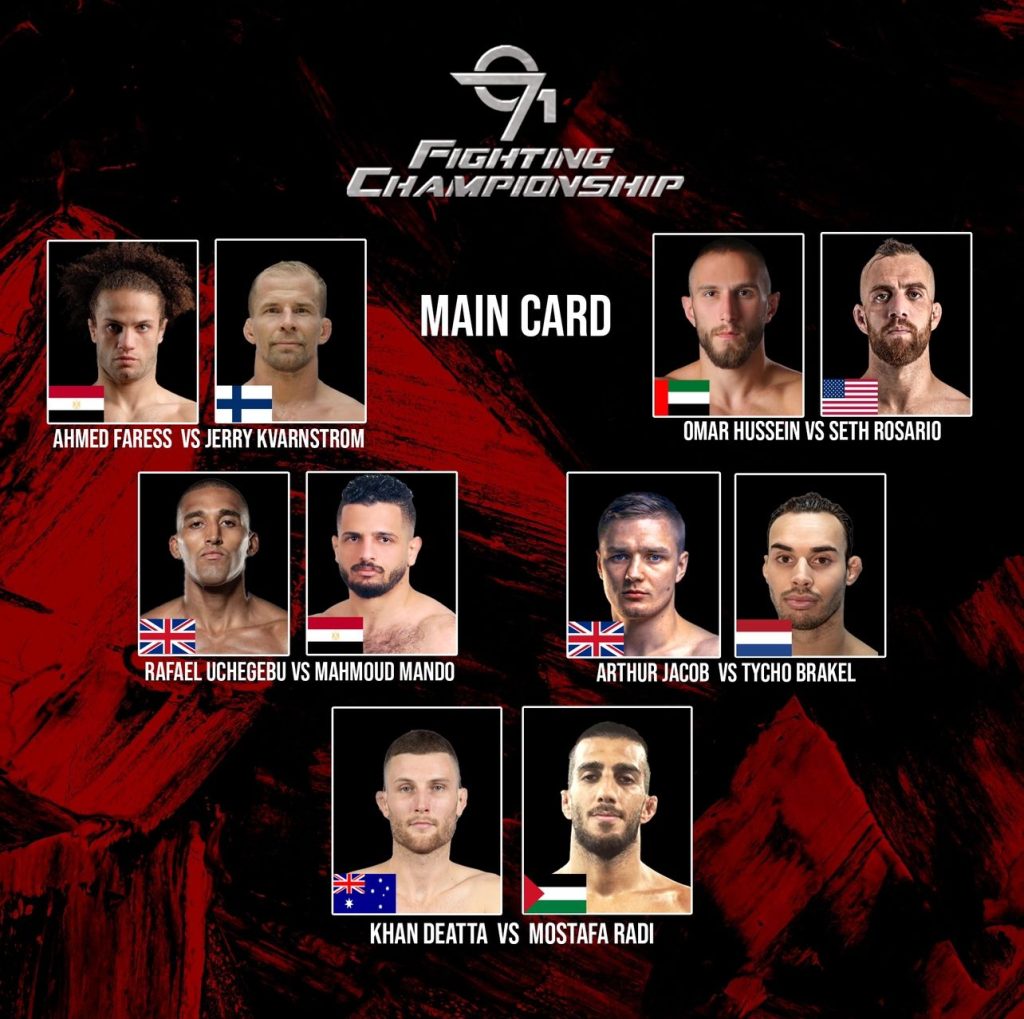 971 FC Fight Card Announced: Mohamed Fakhreddine Headlines the card ...