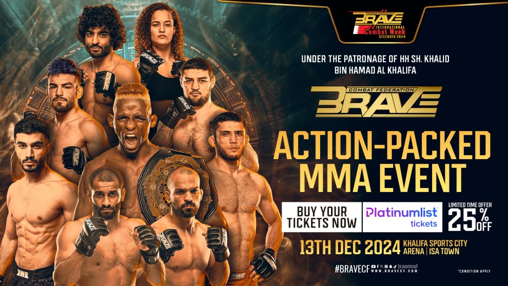 BRAVE CF Returns To Bahrain on 13 December 2024 - ArabsMMA BRAVE CF Returns To Bahrain on 13 December 2024 - ArabsMMA