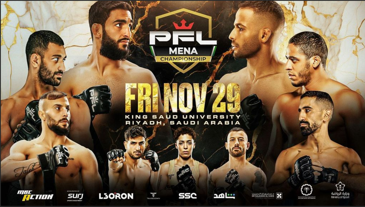 FULL CARD FOR PFL MENA CHAMPIONSHIPS ON NOV. 29 UNVEILED – ArabsMMA
